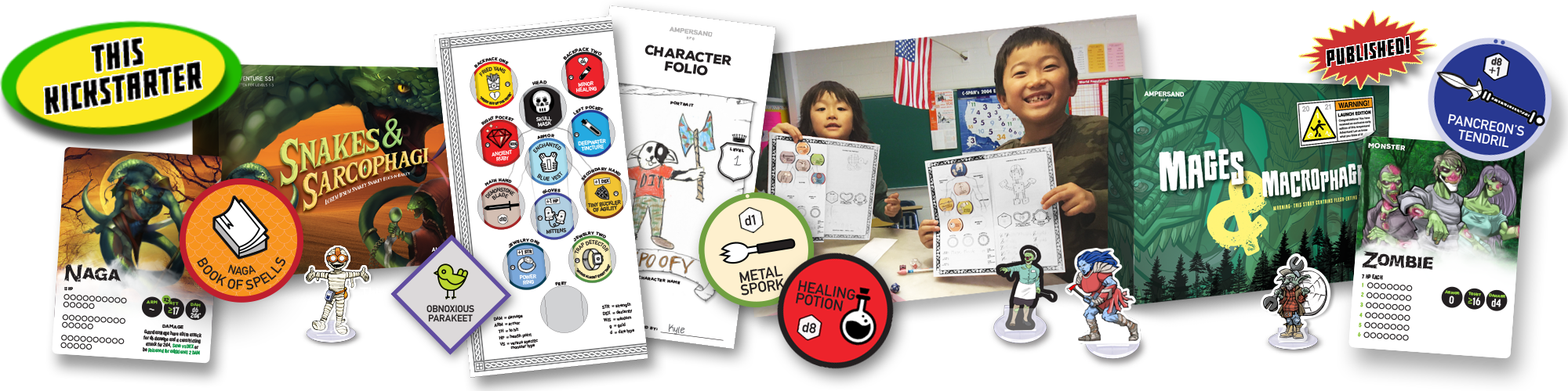 Featured Project: Ampersand RPG’s full game line up! – TTRPGkids