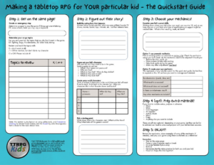 Making a tabletop RPG for your particular kid: a quick start step by ...