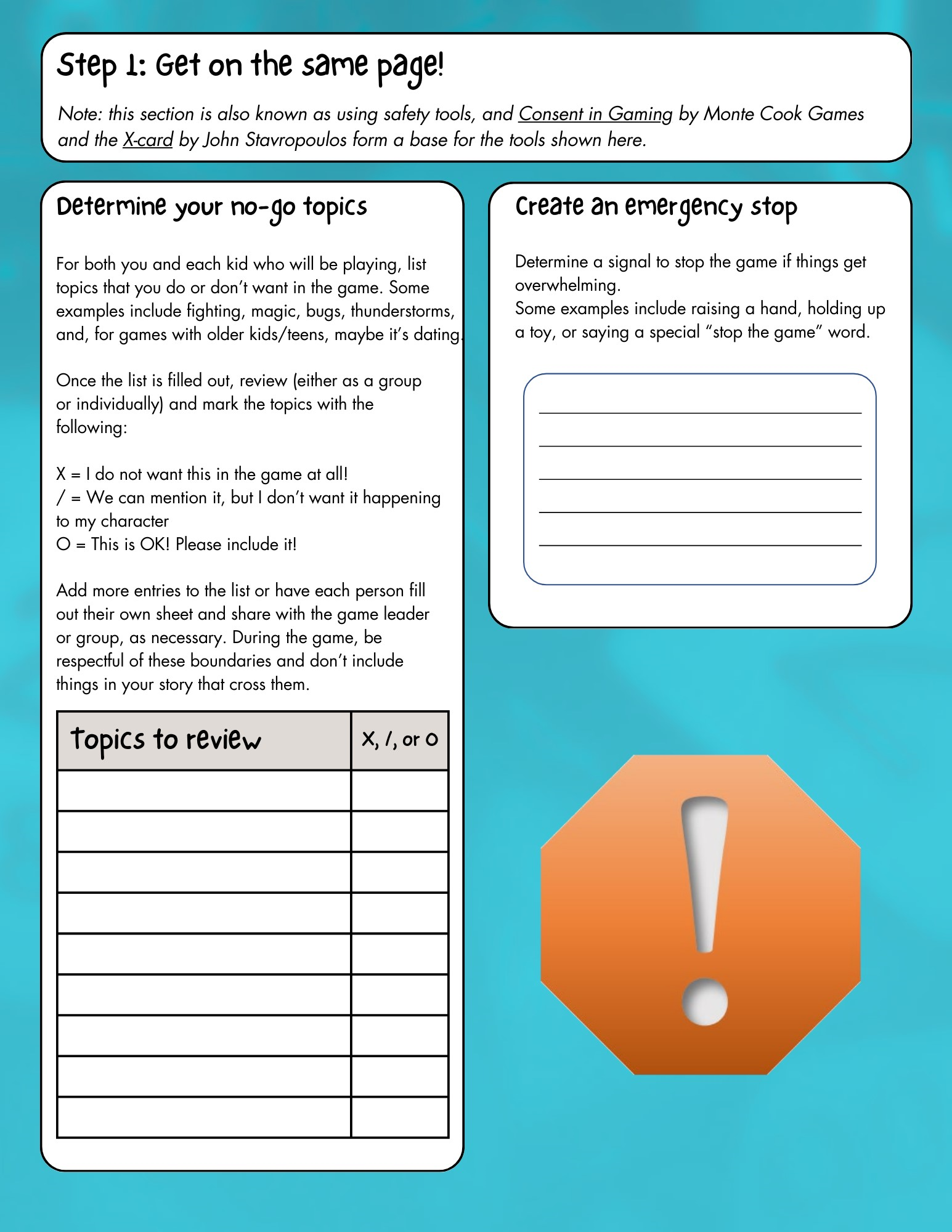 Making a tabletop RPG for your particular kid: a quick start step by ...